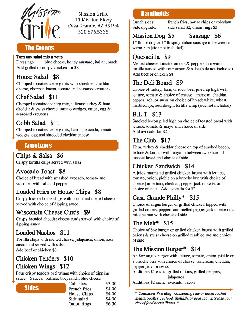 Mission Grille - Mission Royale Golf Club