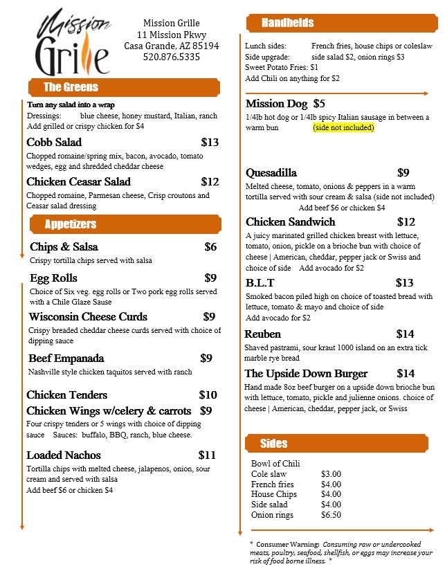 Mission Grille - Mission Royale Golf Club